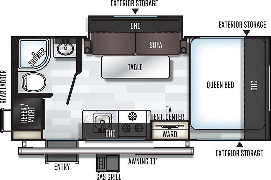 NEW 2020 ROCKWOOD GEO PRO 19FBS - Overview | Berryland Campers