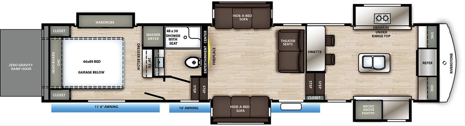NEW 2021 RIVERSTONE LEGACY 39FKTH - Overview | Berryland Campers