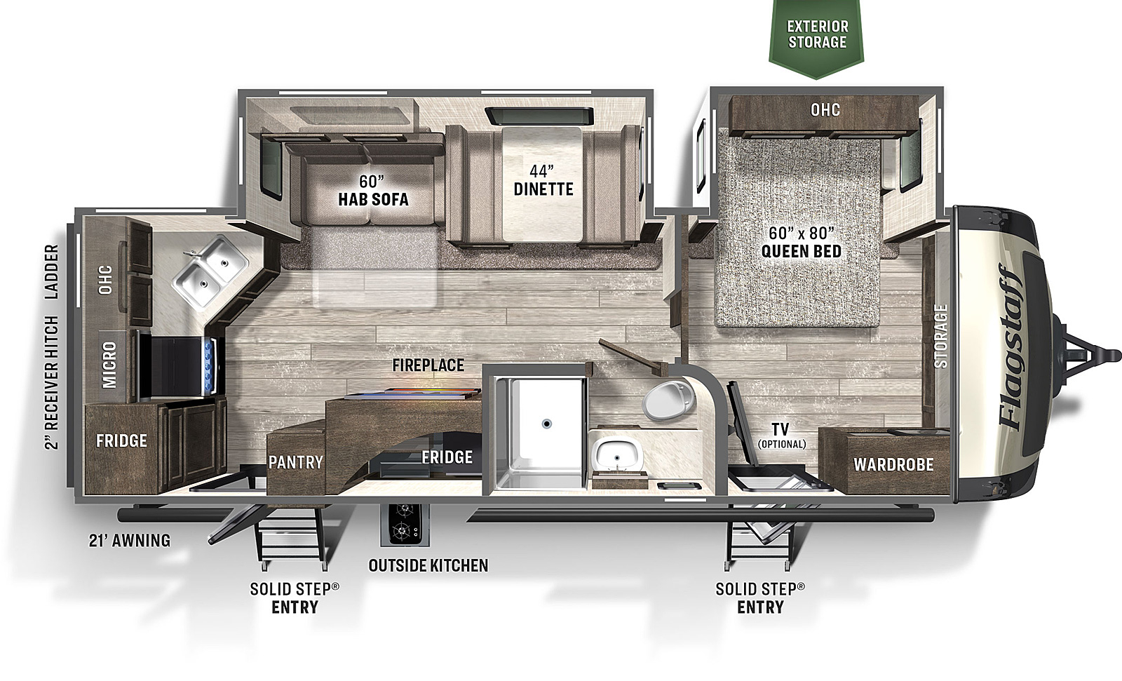 NEW 2022 FLAGSTAFF SUPER LITE 26FKBS - Overview | Berryland Campers