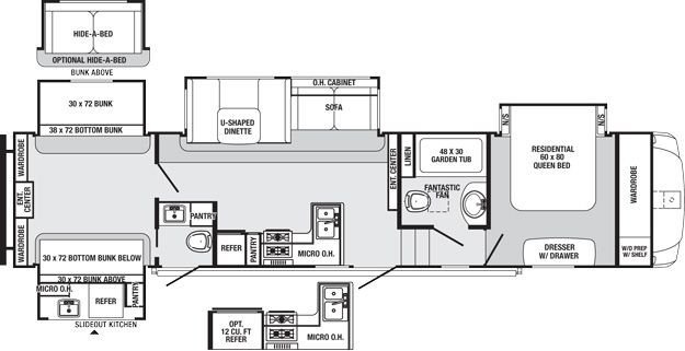 NEW 2016 FOREST RIVER SABRE 36QBOK - Overview | Berryland Campers