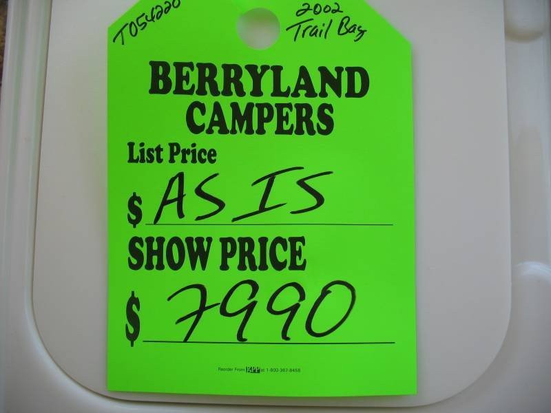 USED 2002 R-VISION TRAIL-BAY 32QBBS - Overview | Berryland Campers